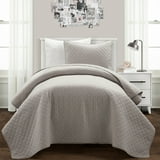 Lush Decor Ava Diamond Quilt Set - Walmart.com