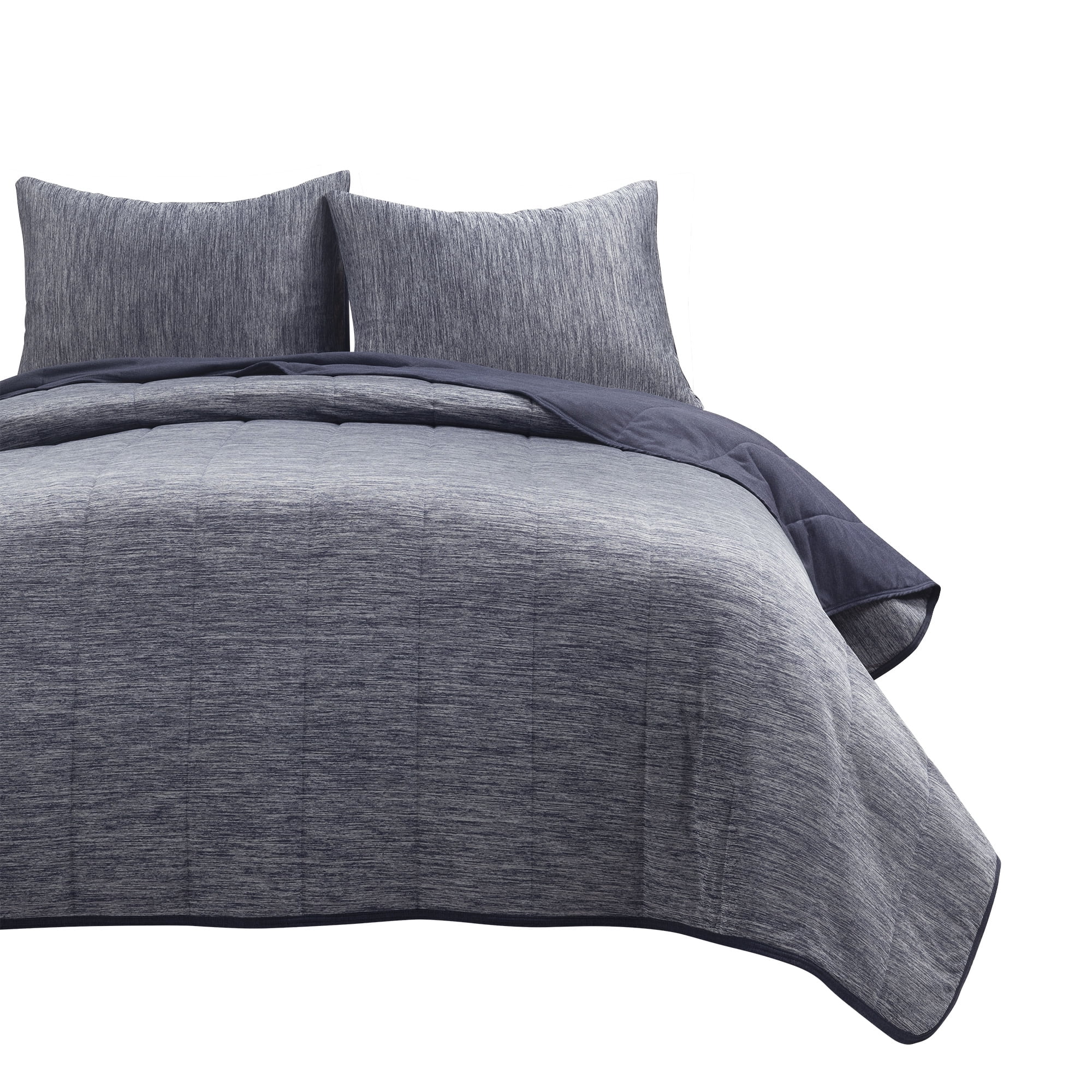 Lush Decor Cooling Reversible Quilted Blanket, 3 Piece Set, Full/ Queen ...