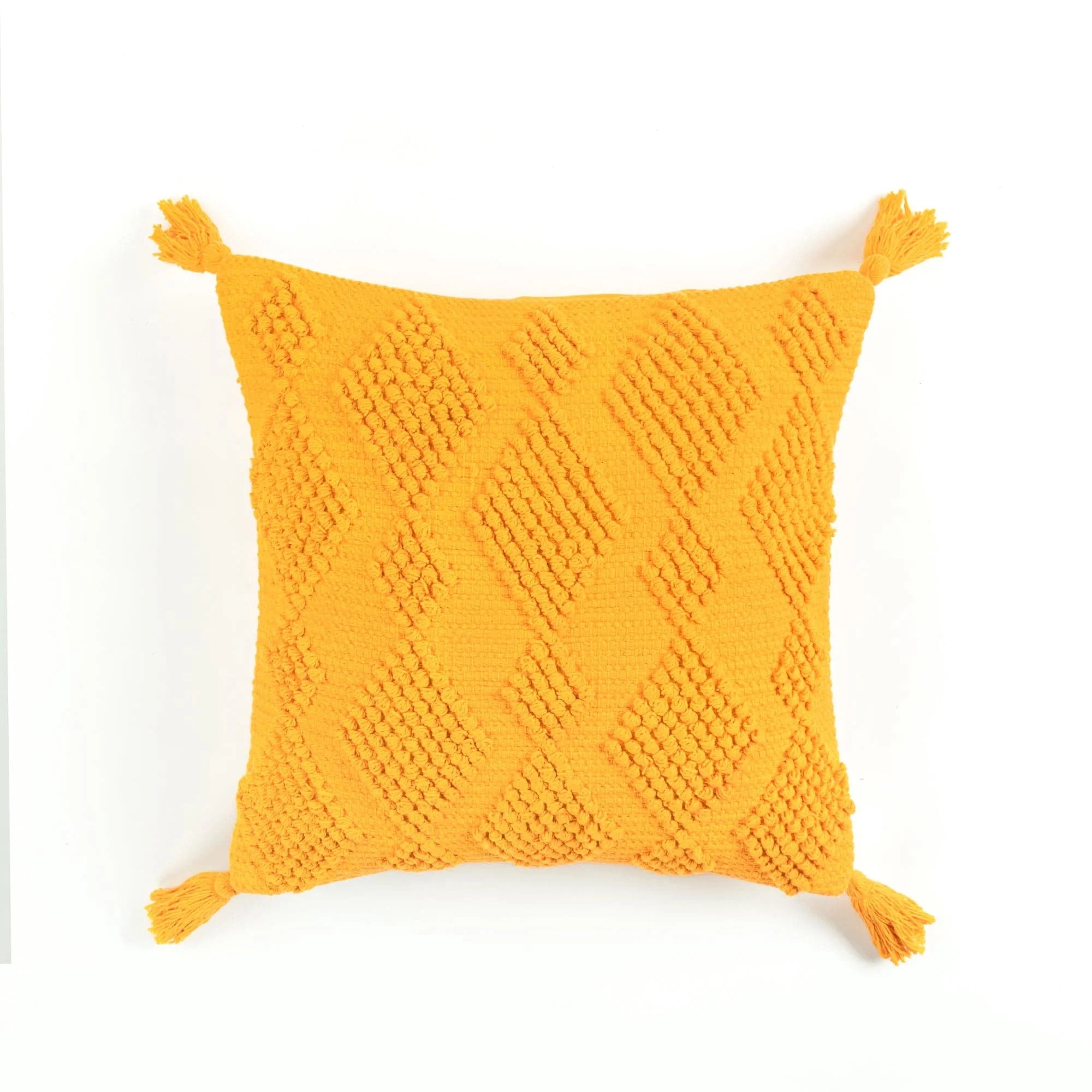 Lush Decor Julie Tassel Decorative Pillow - Citrus - Single - 18 x 18 ...
