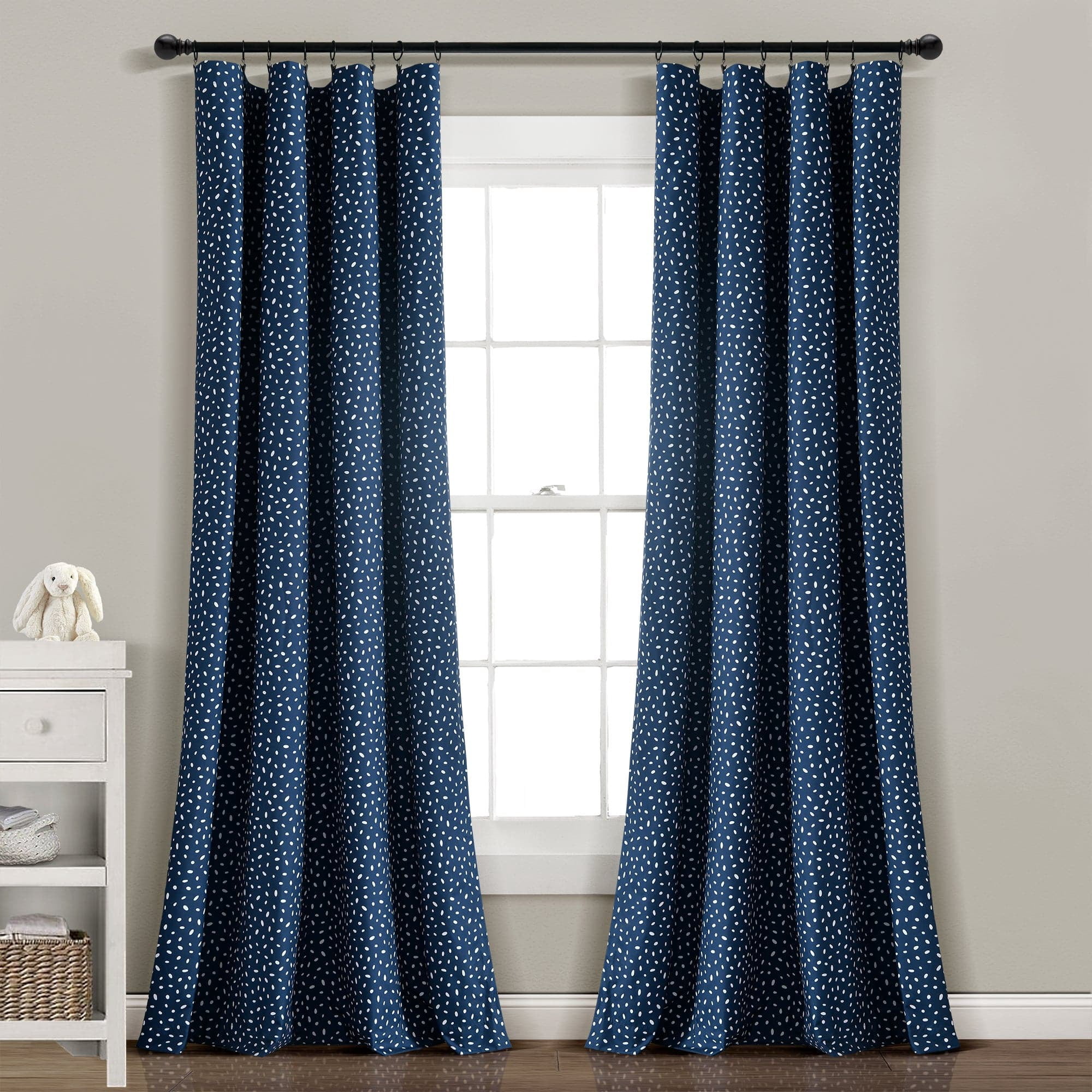 Lush Decor Night Sky Window Panel Blackout - Black/Gray -Single- 84 x ...