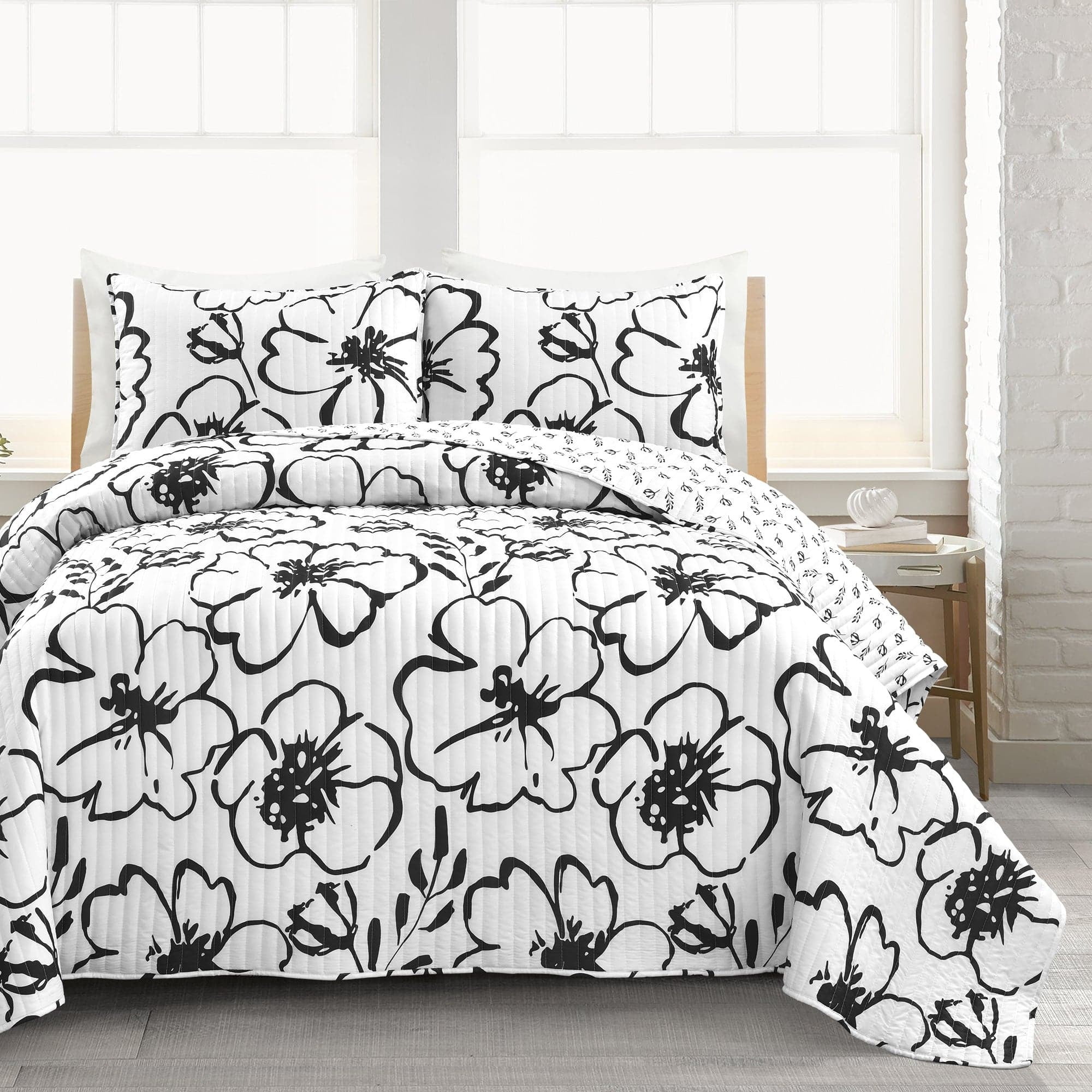 Lush Decor Quilt Set, Full, Multi-color, 3 Piece - Walmart.com