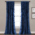 Lush Decor Riley Rod Pocket Curtain Panel - Walmart.com