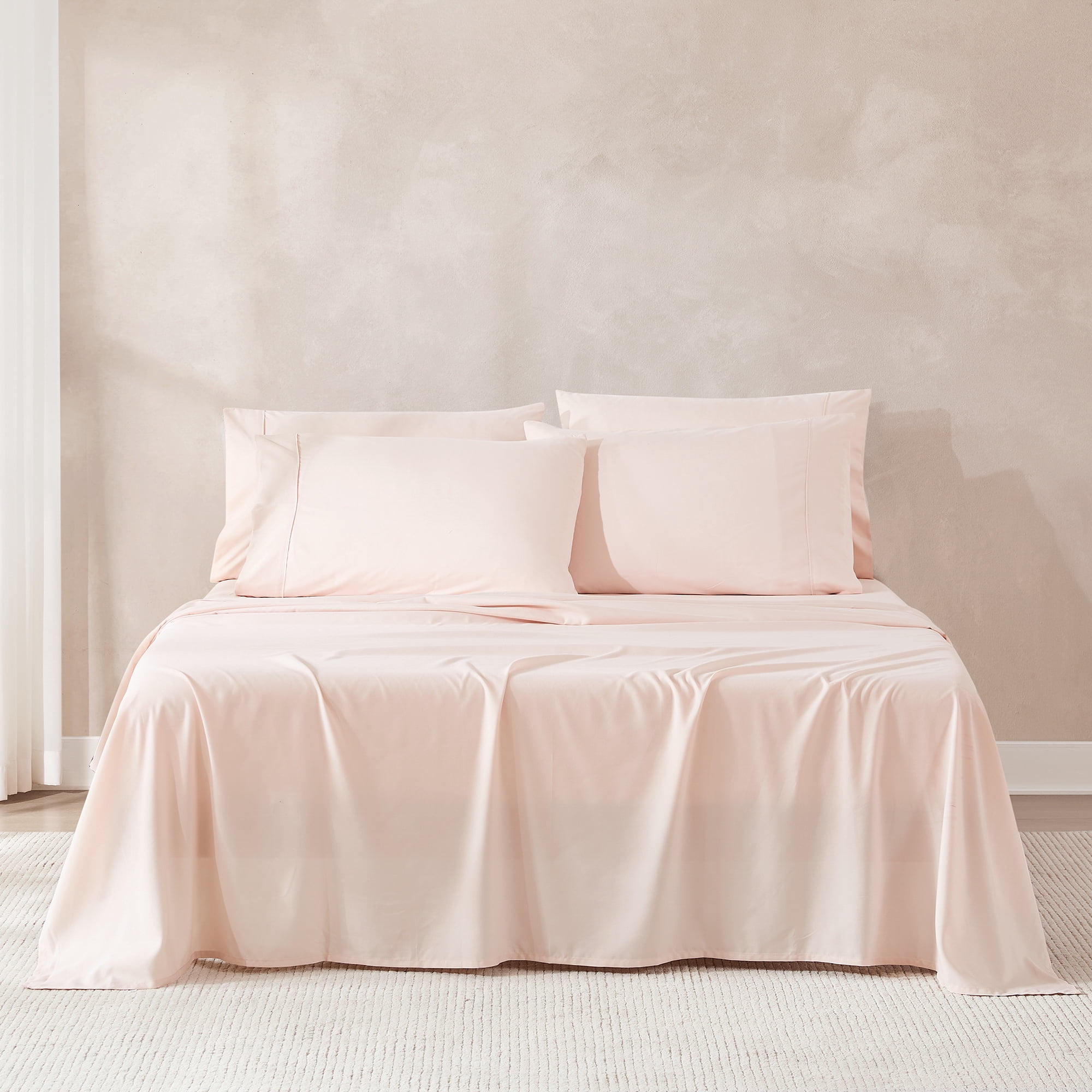 Lush Decor Verona Solid Sheet Set 6 Piece Set Full Sage - Green Sheets ...