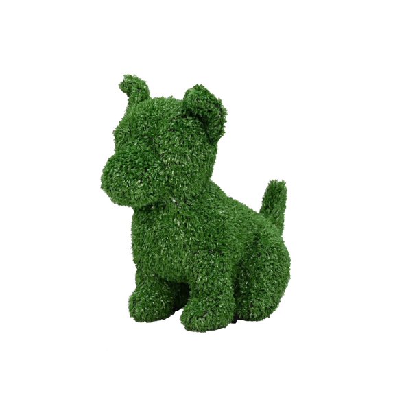 Lush Estate Turf Topiary German Shepherd, 9", Lifelike Artificial Grass ...