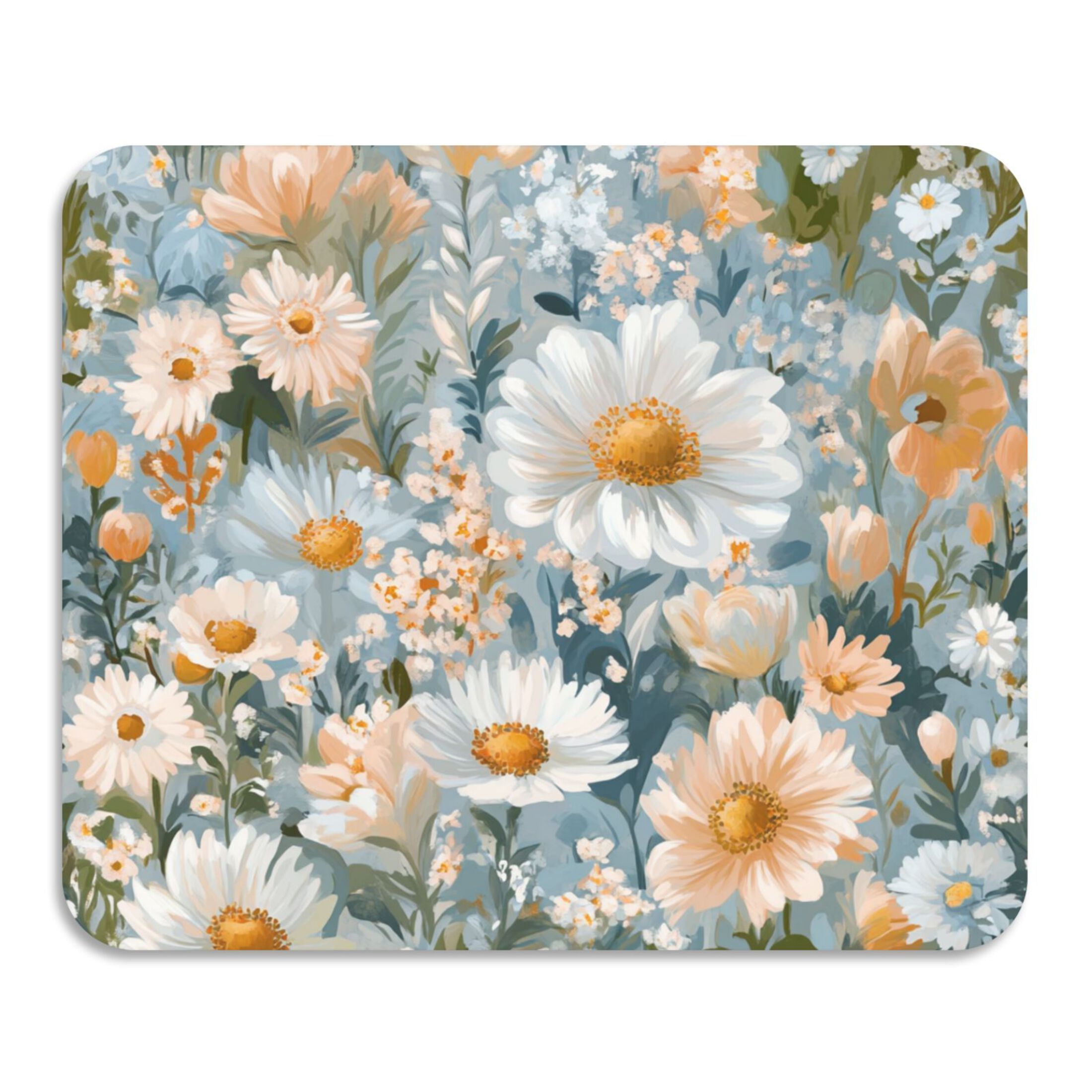 Lush Flowers Oil Painting Diatomite Dish Drying Mat Drain Pad for ...
