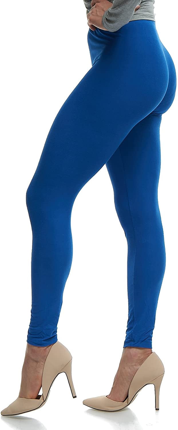 Lush Moda Extra Soft Leggings - Variety of Colors -Plus Size - Royal ...