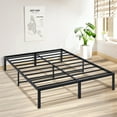 Lusimo Full Size Metal Bed Frame 14 inch Heavy Duty Platform Bed Frame ...