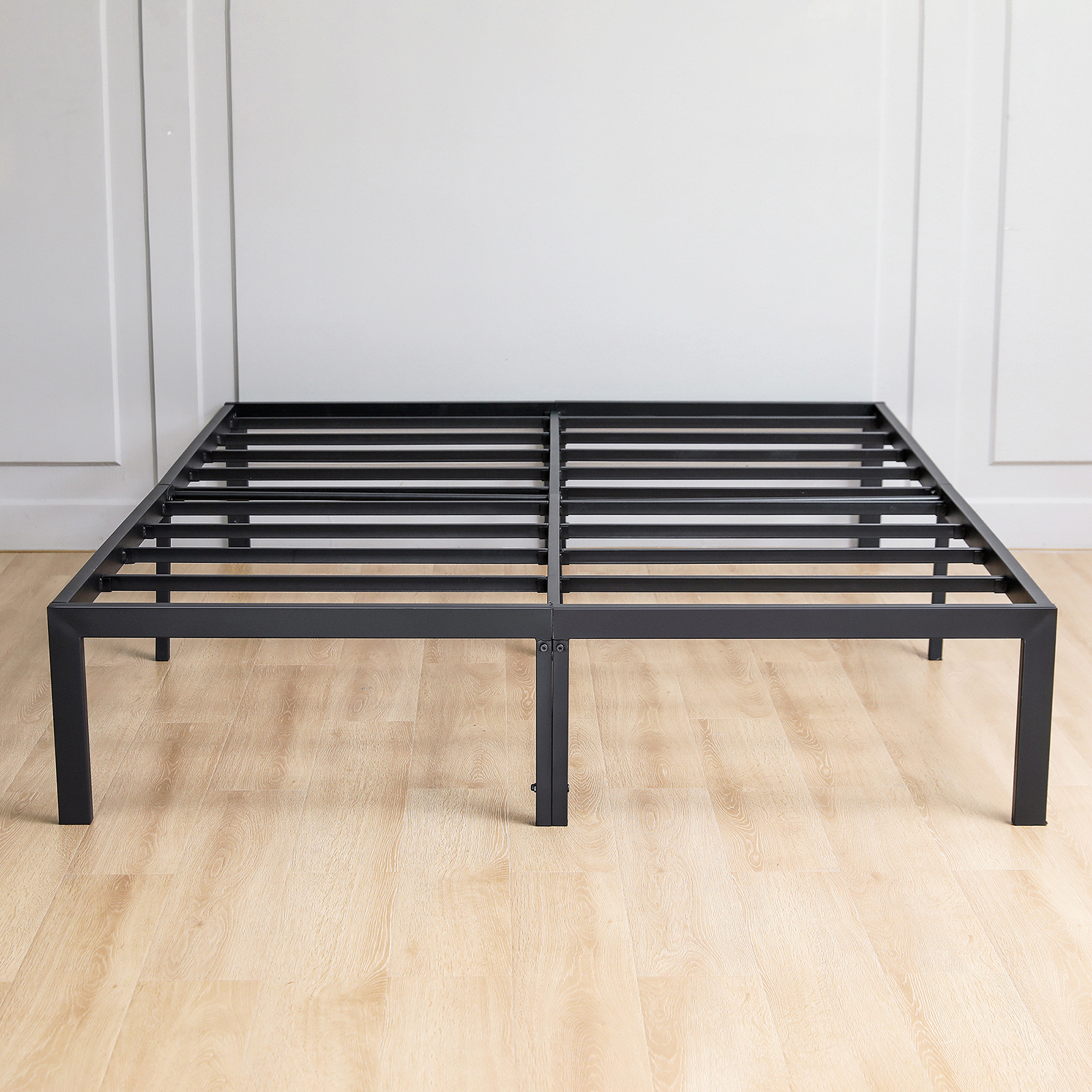 Lusimo Twin Bed Frame No Box Spring Needed 14 inch Heavy Duty Metal ...