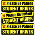 Lusinus Student Driver Magnet for Car - 2-Pack Reflective Funny ...