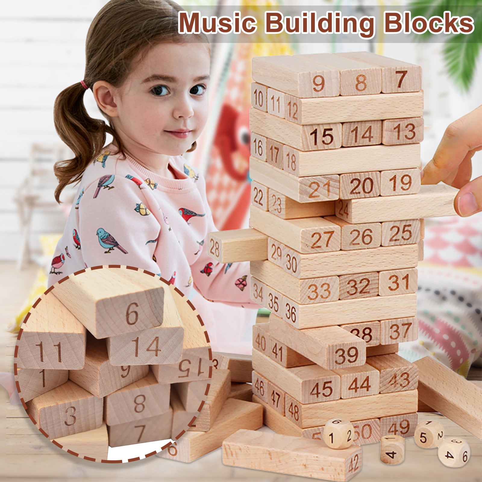 Lust Tower Game For Adults51pcs Super Naughty Block Tower Gamecouples Games For Adults