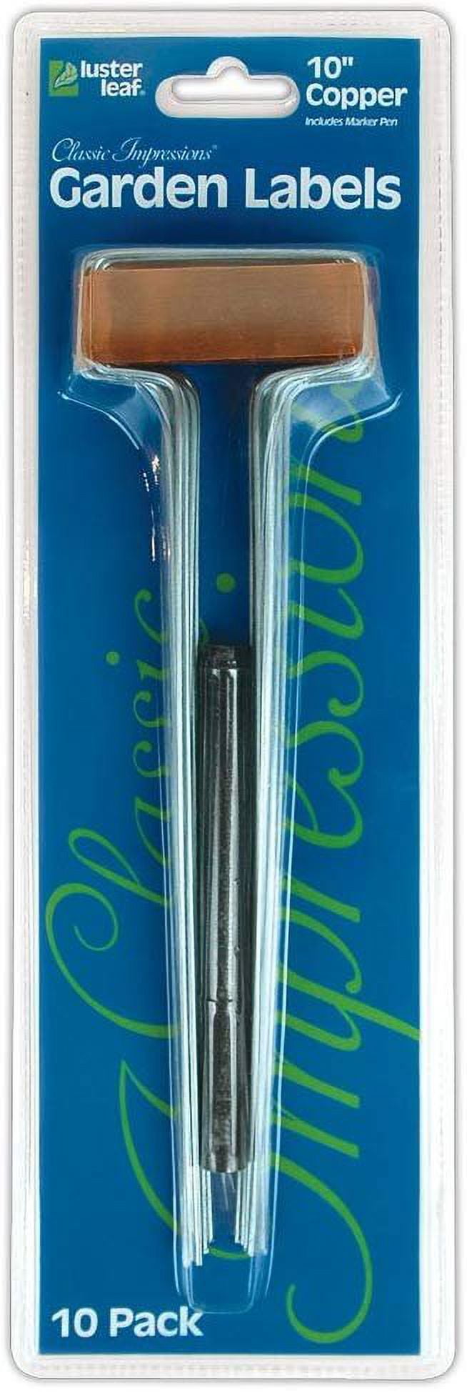 Luster Leaf 781 Classic Impressions 10-Inch Copper Garden Plant Label ...