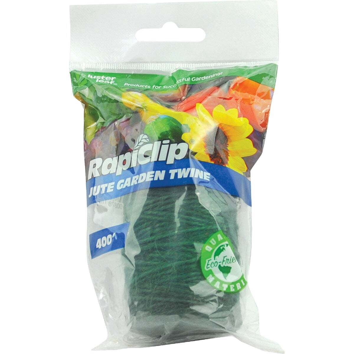 Rapiclip 400 Ft. Green Jute Garden Twine Plant Tie 878 - Walmart.com