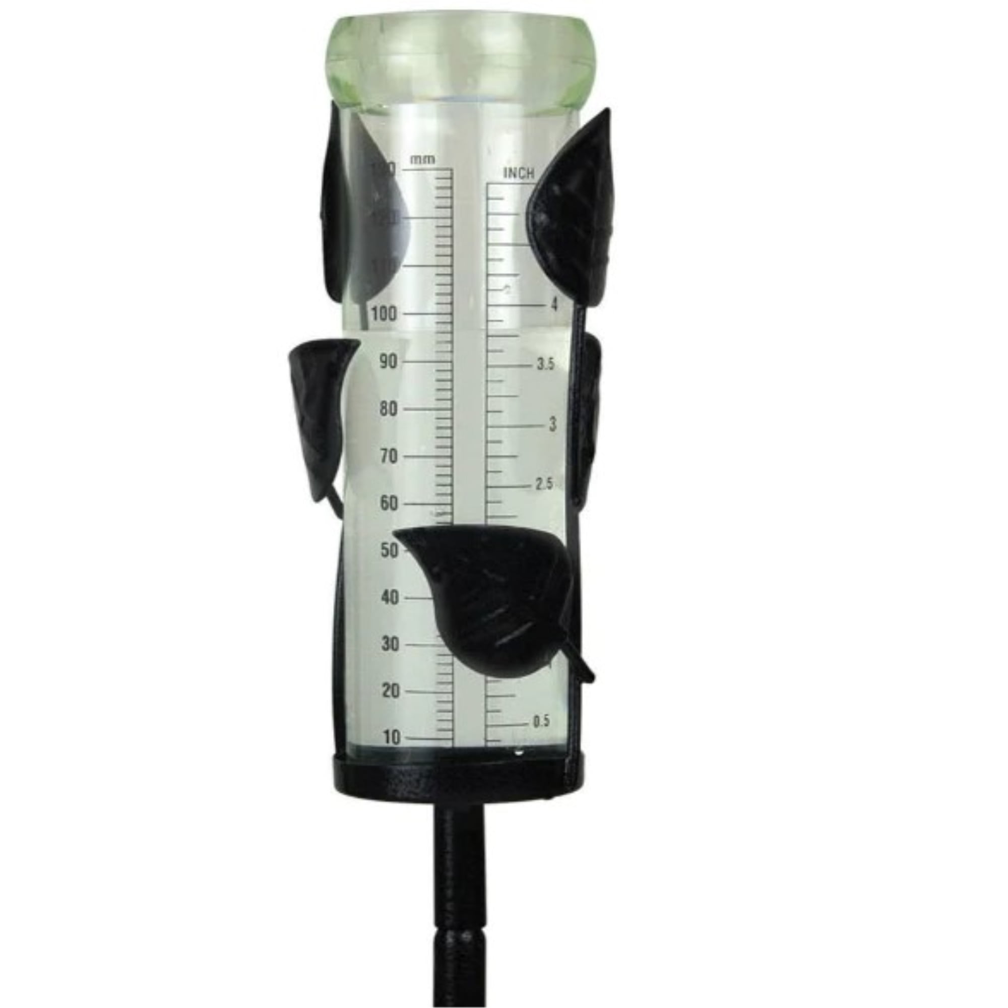 Luster Leaf Rapitest Decorative Leaf Designed Rain Gauge, Burnished ...