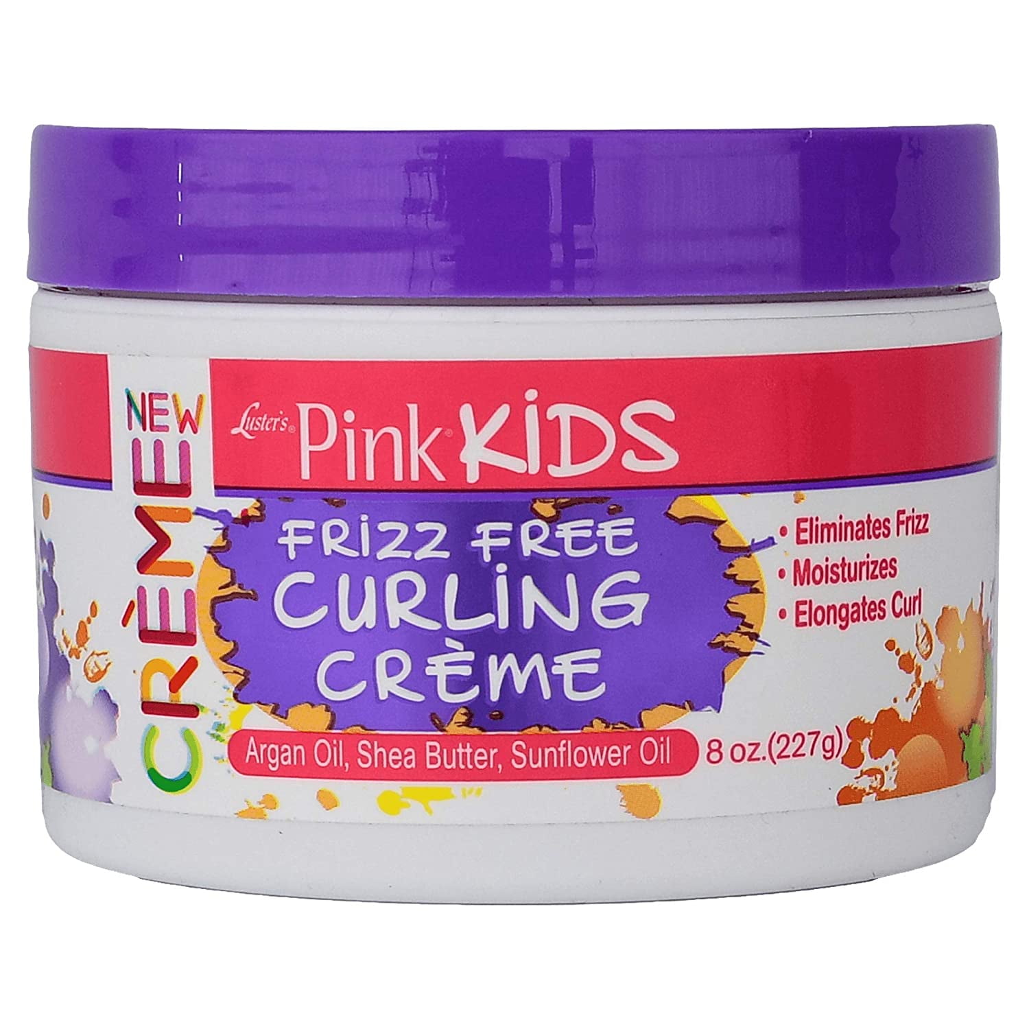 Luster's Pink Kids Hair Curling Creme, 8 Oz, Hair Styling Product ...