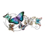 Luster Wall Decor - 6 Butterflies - Walmart.com