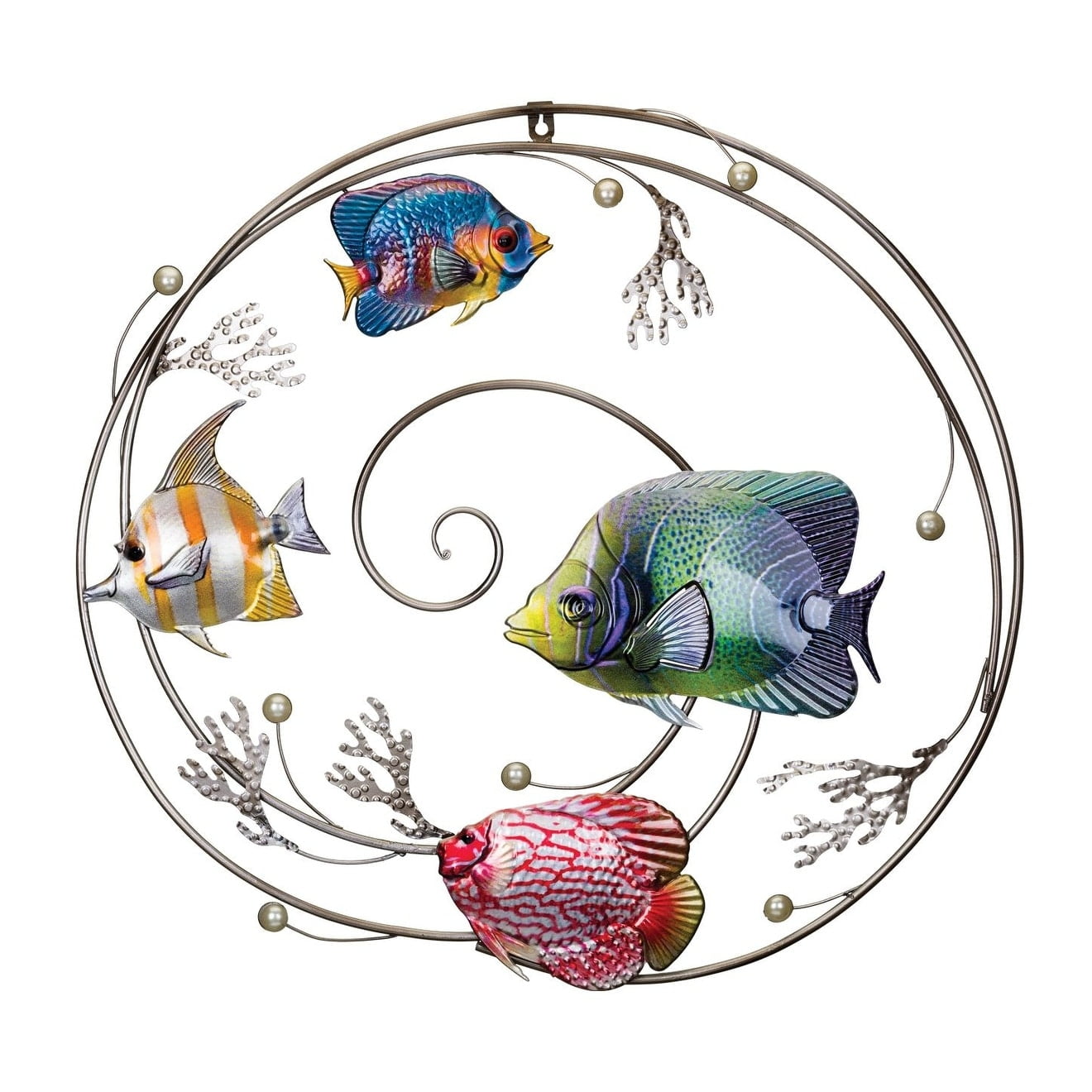 Luster Wall Decor - Circle Fish - Walmart.com