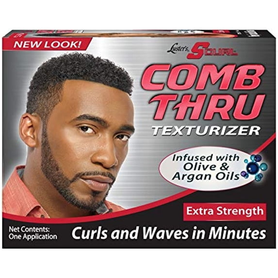Luster's S-Curl Extra Strength Texturizer Comb Thru Kit for Natural ...