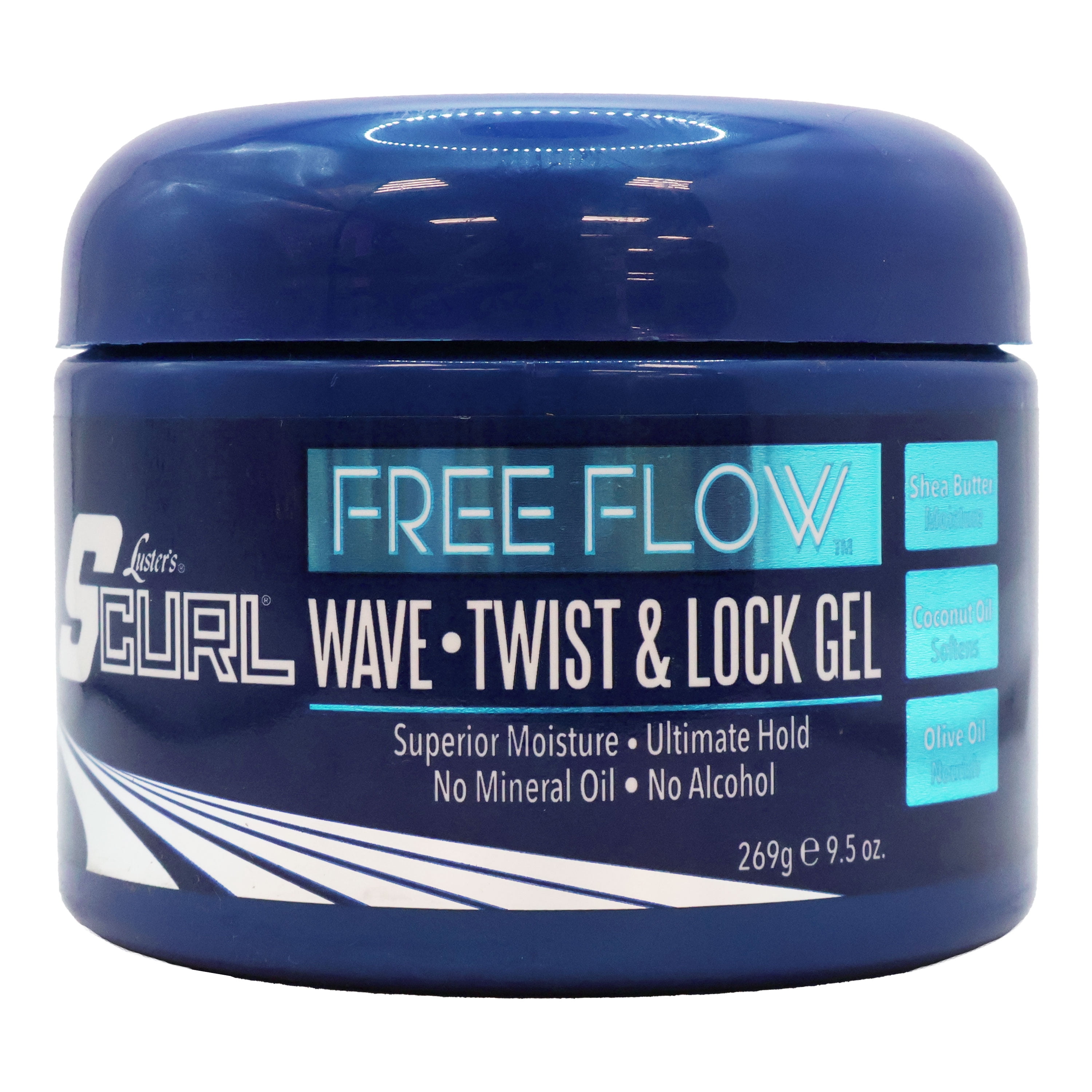 Luster's SCurl Free Flow Wave, Twist and Lock Gel 9.5 Oz., Pack of 6 ...