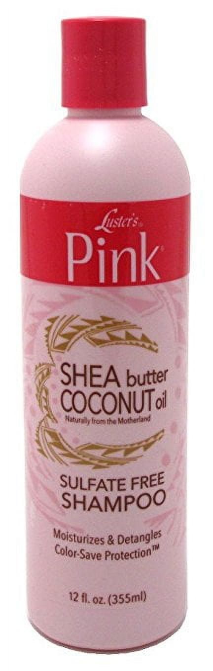 Lusters Pink Moisturizing Shampoo with Coconut Oil, Shea Butter, No ...