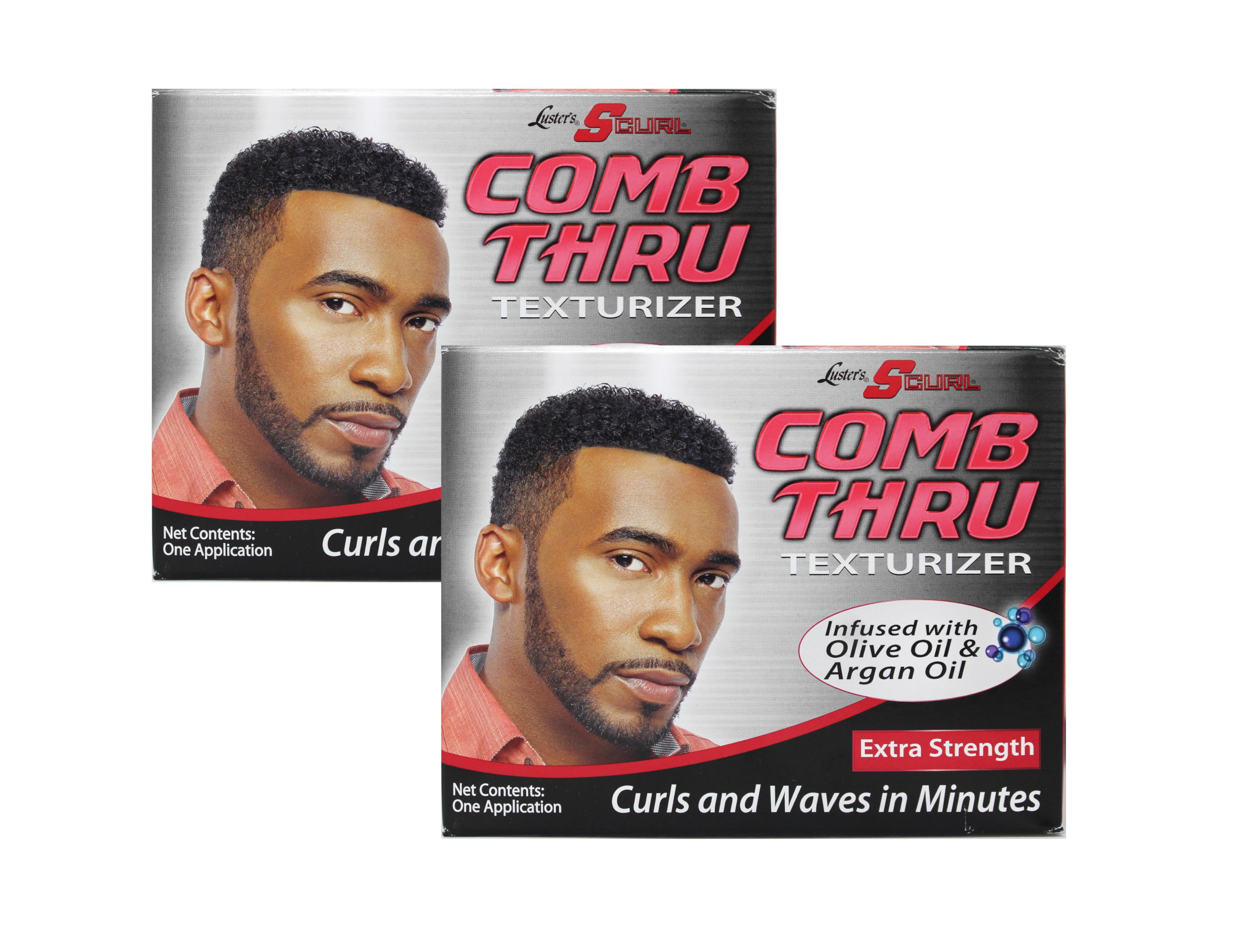 Lusters S-Curl Kit 1 Application, Exstra Strengh, Comb Thru Texturizer ...