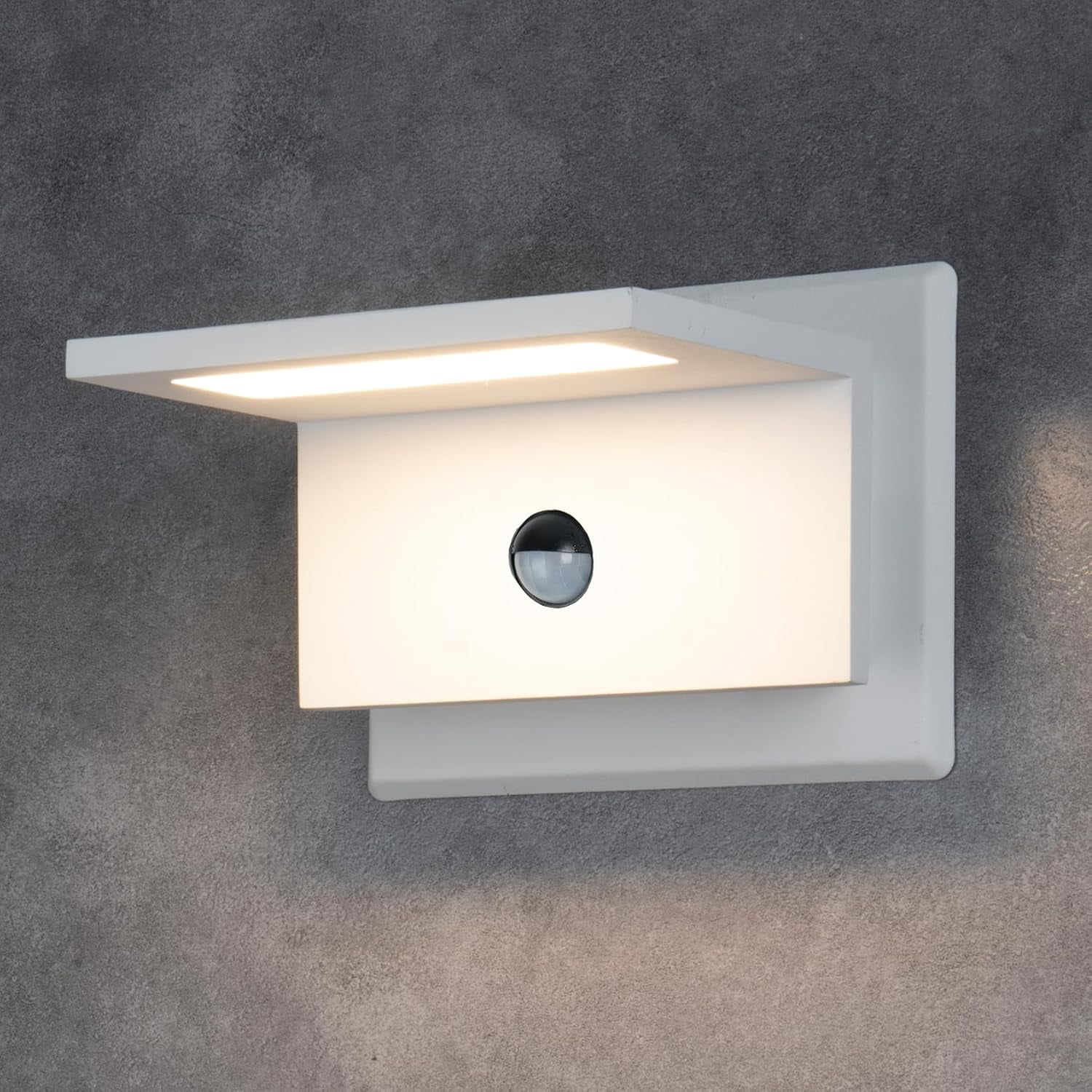 Lustrlach Motion Sensor Outdoor Wall Lights White for House Modern LED ...