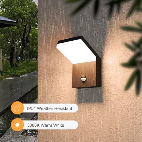 Lustrlach Motion Sensor Porch Light Outdoor Exterior Light Fixture for ...