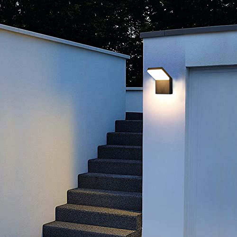 Lustrlach Outdoor Wall Porch Light LED Exterior Light Fixture for House ...