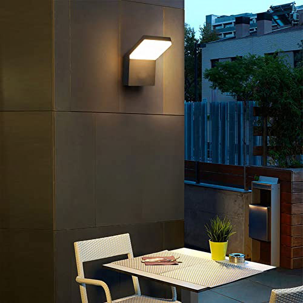 Lustrlach Outdoor Wall Sconce LED Modern Exterior Light Fixture for ...
