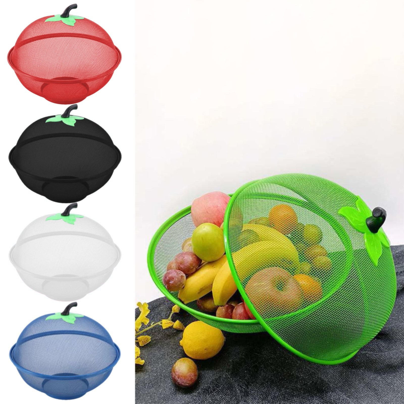 Lusxy Fruit Bowl for Kitchen Counter Fruit Basket with Lid - Decorative ...