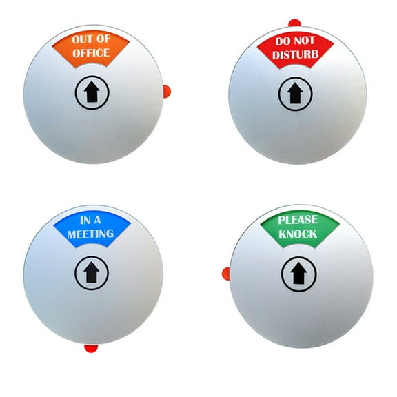 Assured Signs Privacy Sign, 6 Options, Do Not Disturb, In a Meeting ...