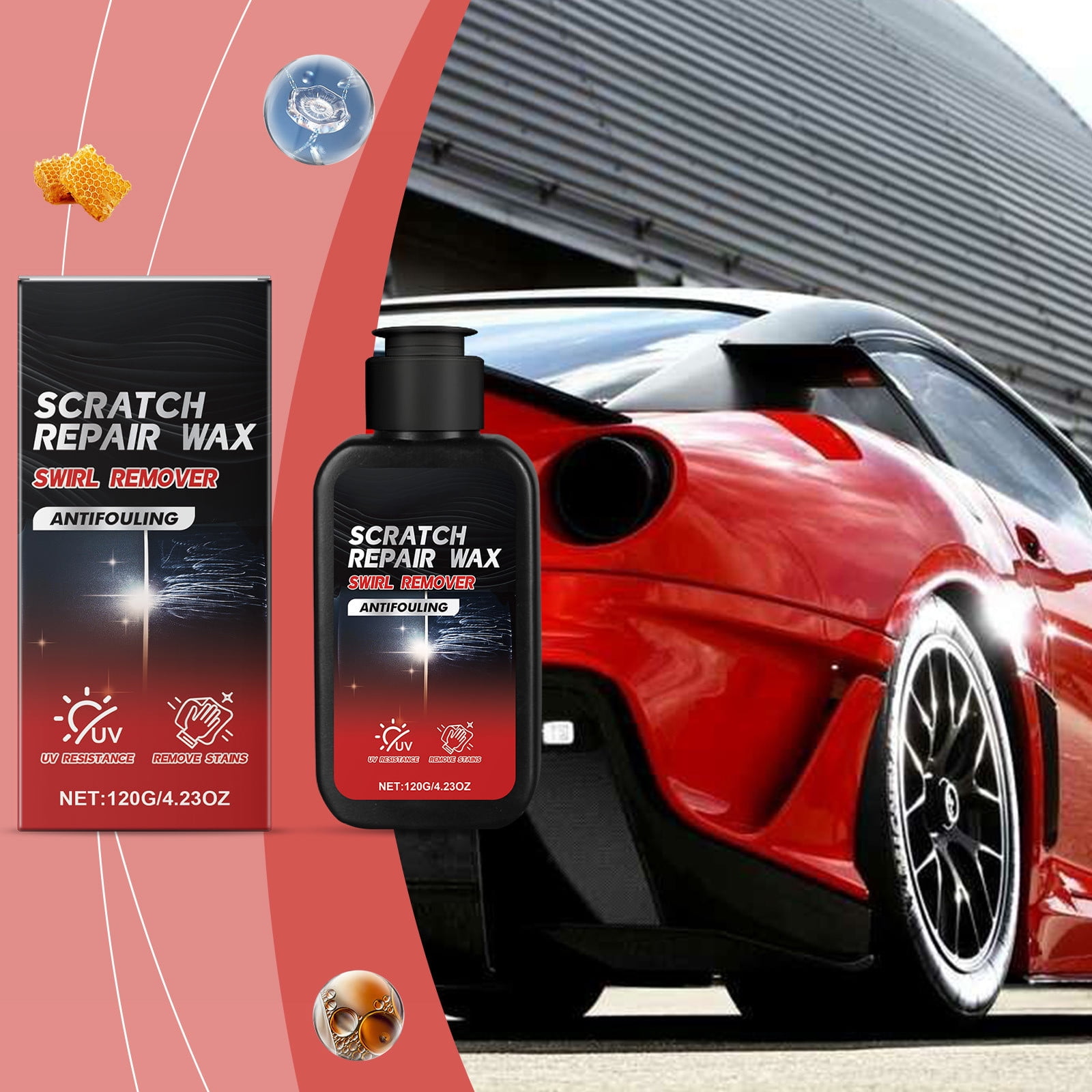 LutIedan Car Scratch & Swirl Remover True Car Paint Correction Polish ...