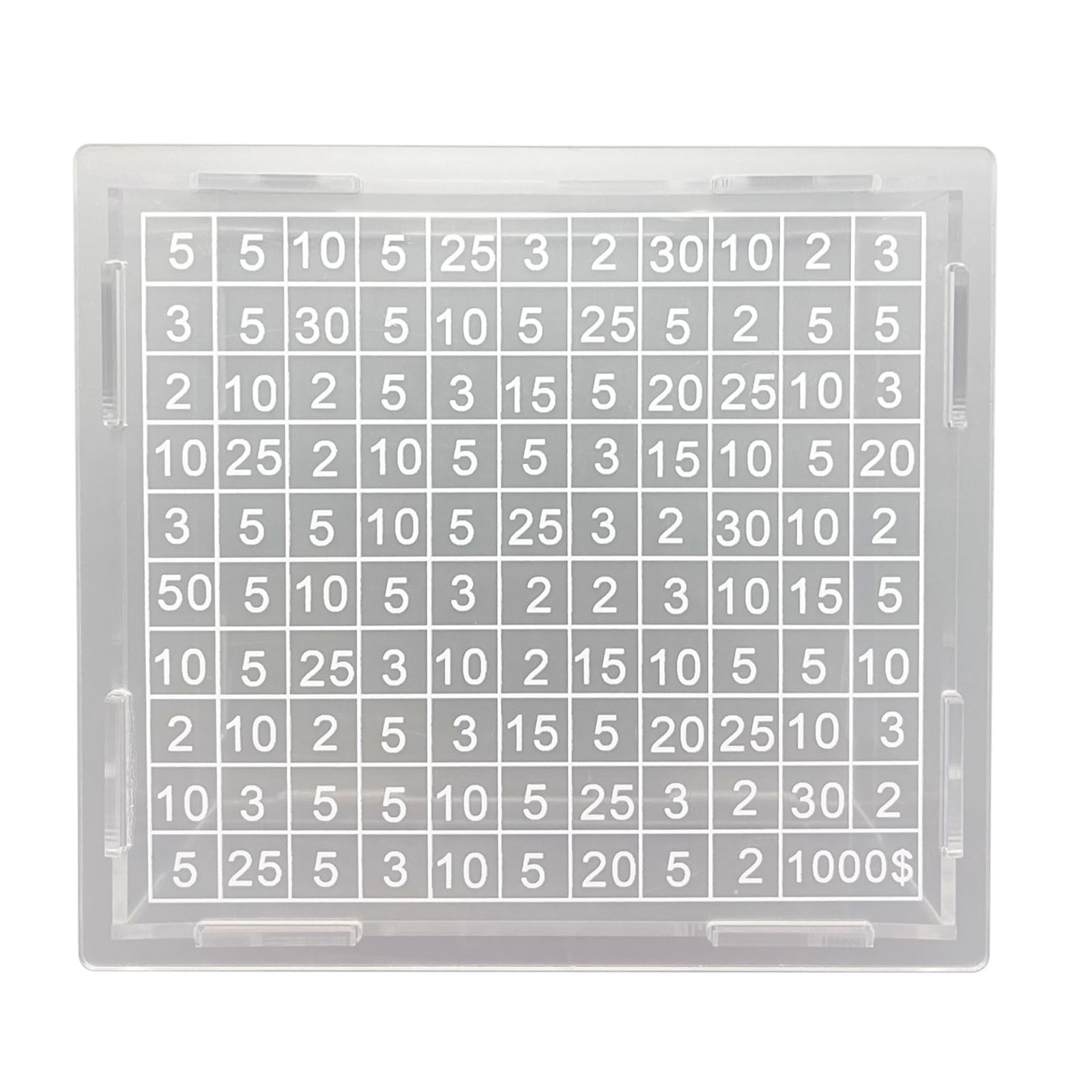 LutIedan Clear Money Saving Challenge Box Unbreakable Piggy Bank ...