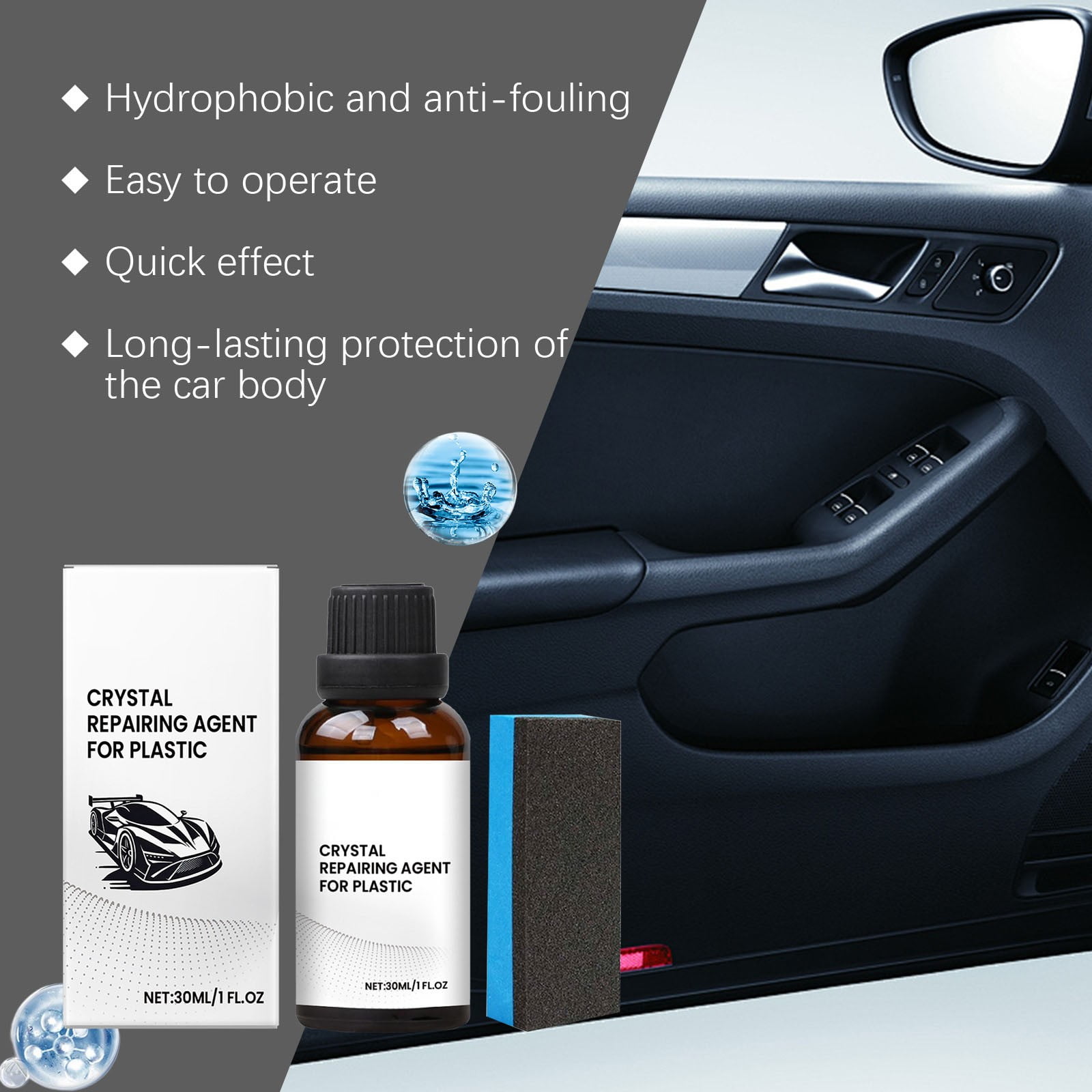 LutIedan Crystal Coating for Car Plastic Parts Automotive Plastic ...