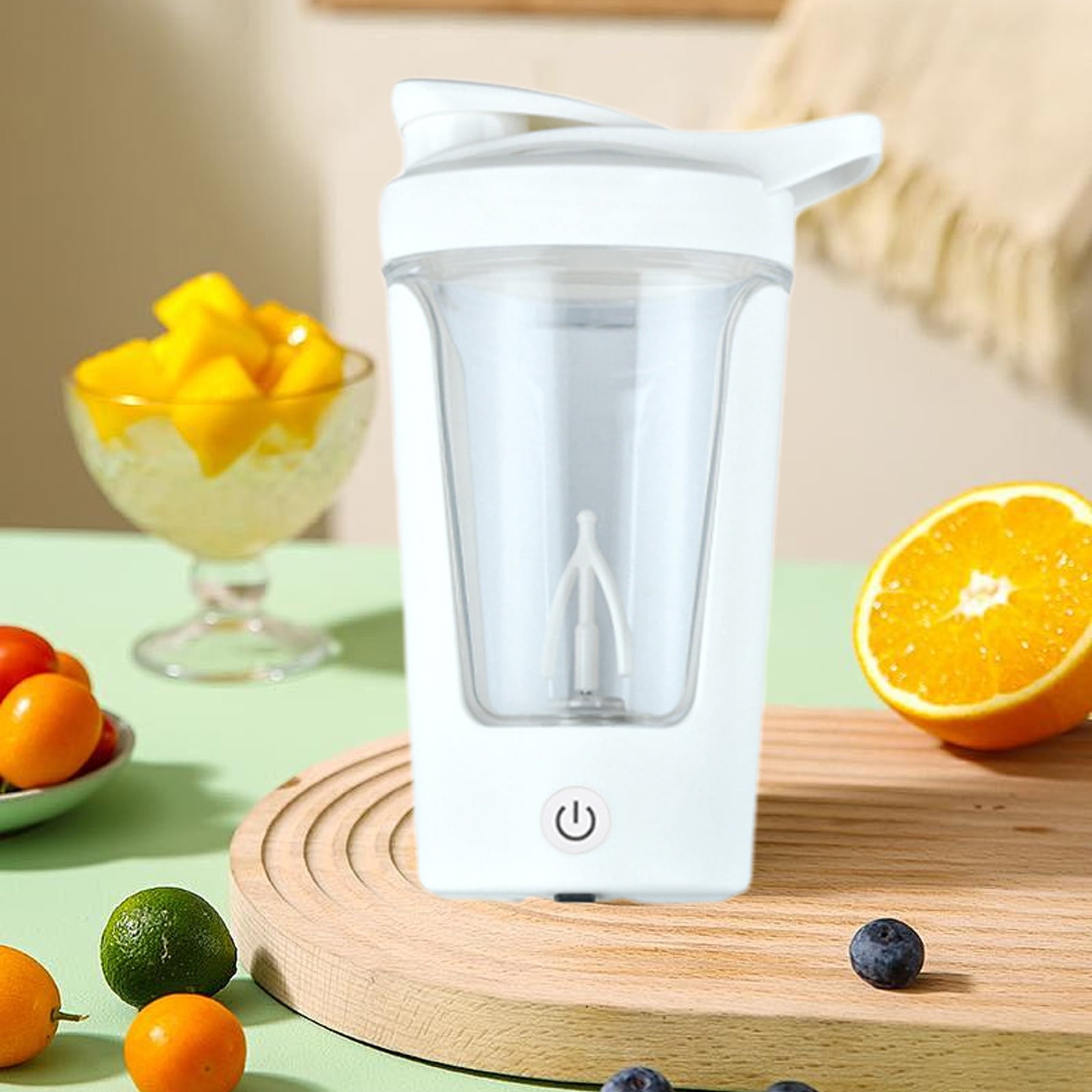 LutIedan Electric Protein Shaker Bottle USB Rechargeable Protein Shake ...