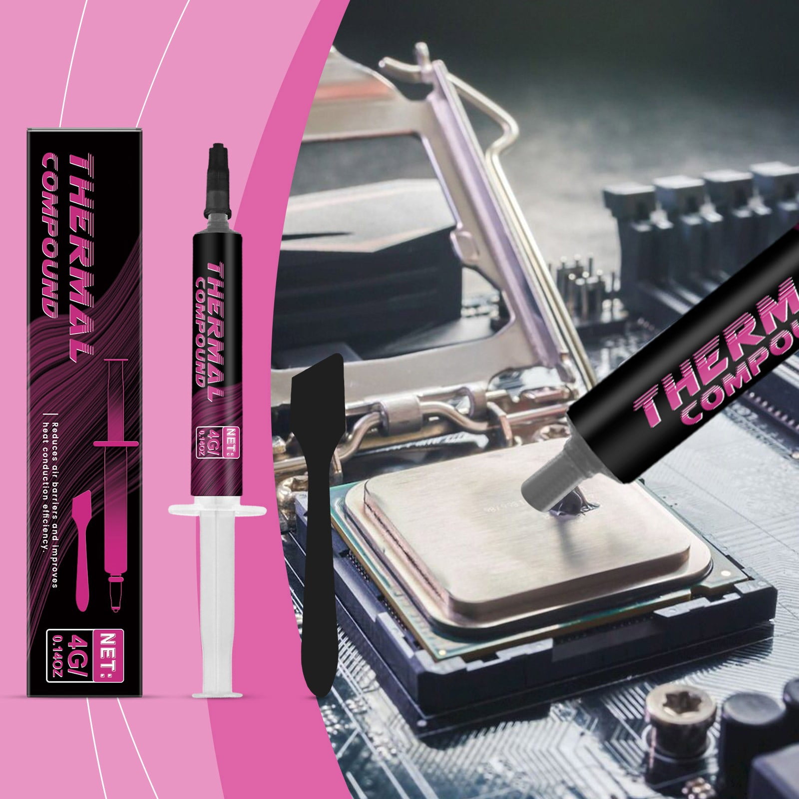 LutIedan Performance Thermal Paste Thermal Compound Paste Kit Heat ...