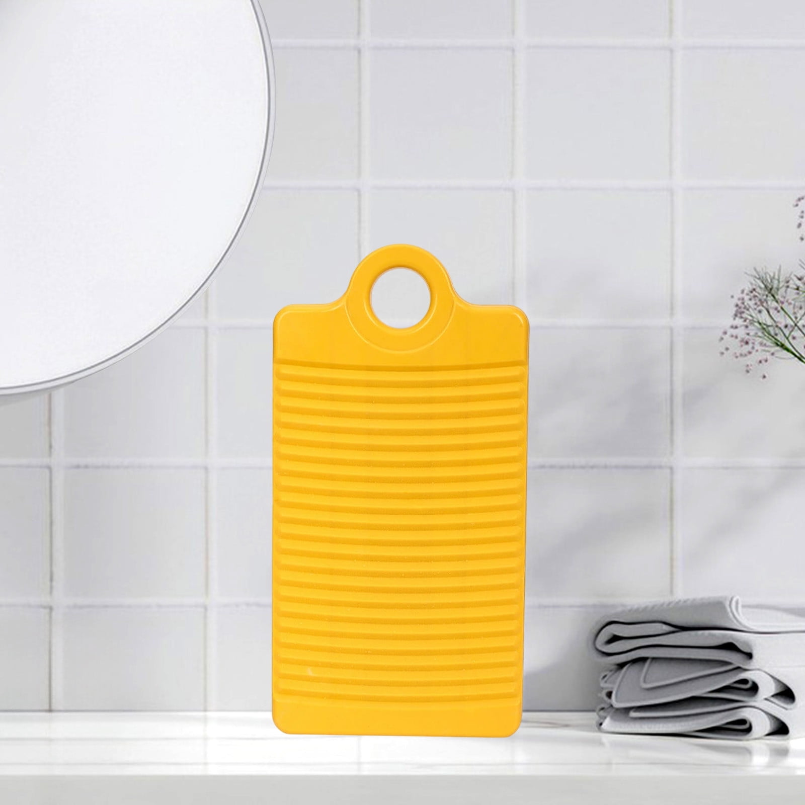 LutIedan Plastic Washboard Washing Board Thickened Plastic Laundry ...