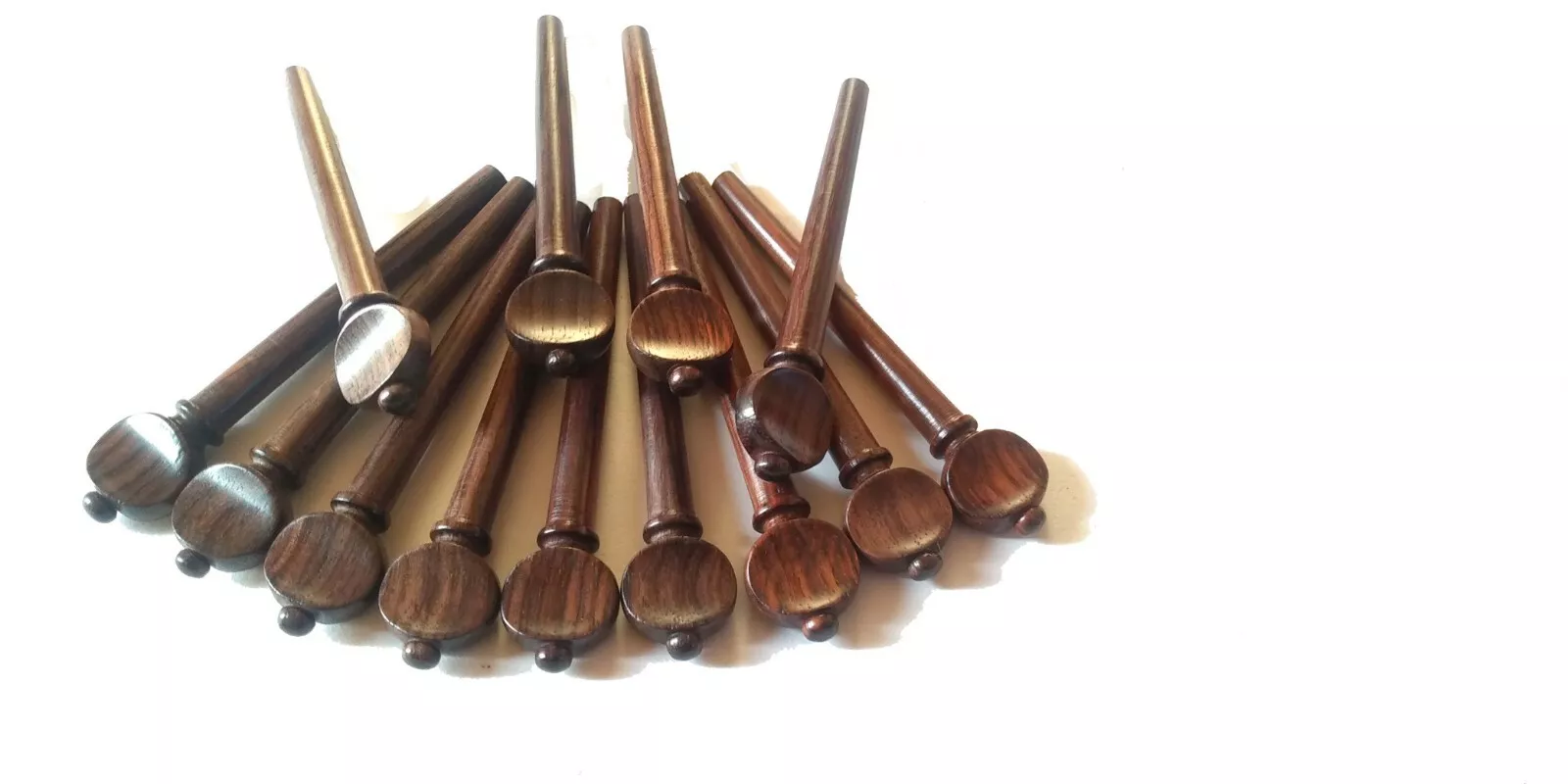 Lute Pegs Set Of 13 Pieces Measurement 7.5-5.5-85 MM Rose Wood AAA ...