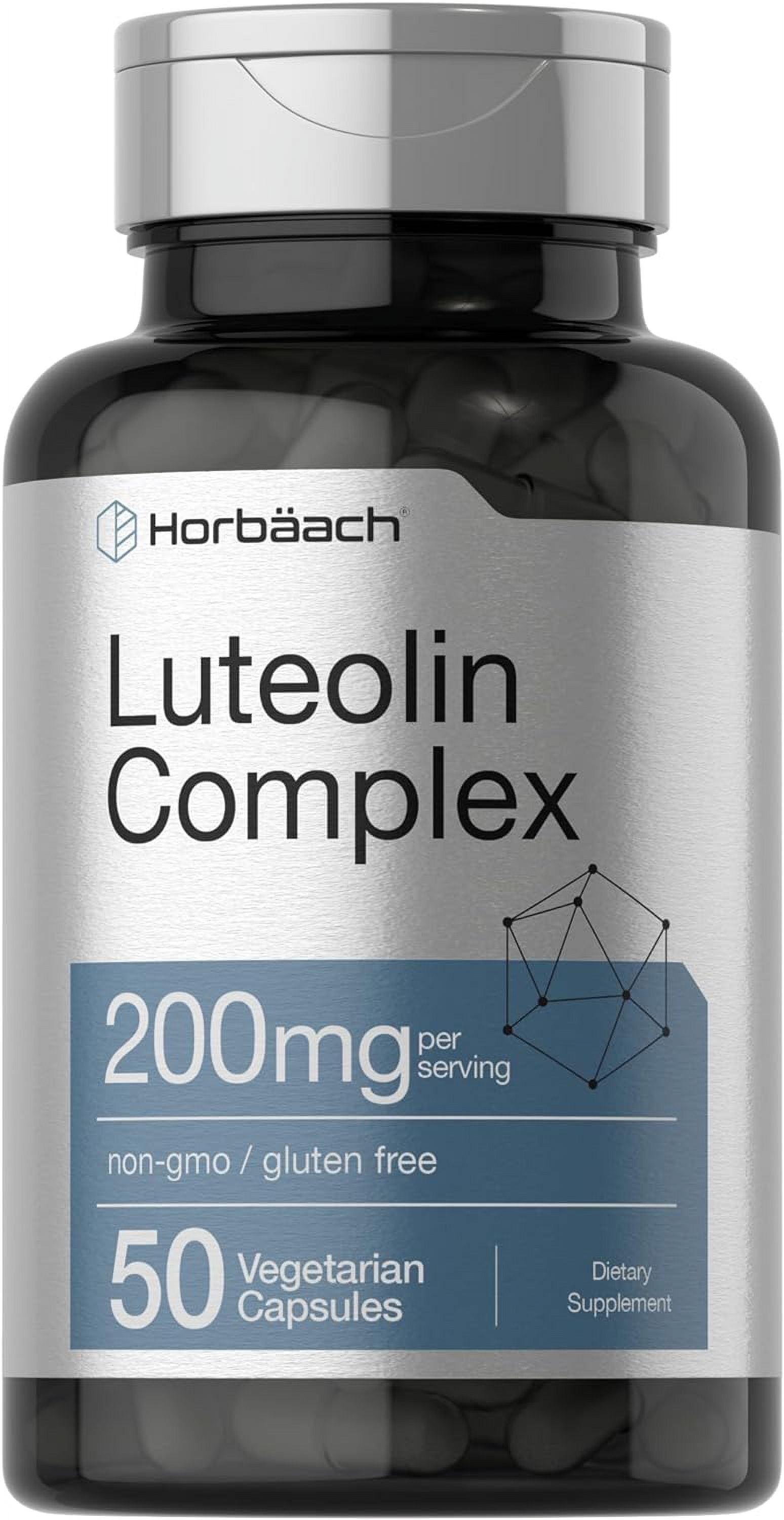 Horbaach Luteolin Complex Capsules with Rutin 200mg | Antioxidant ...