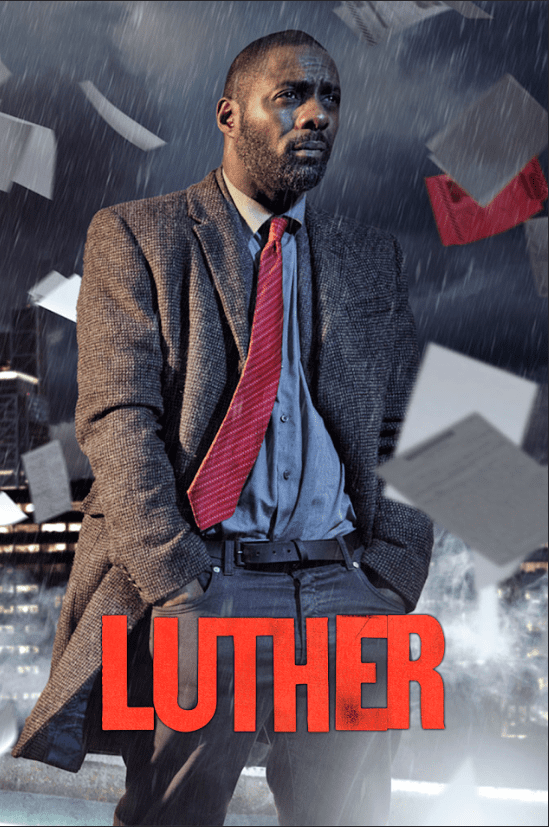 Luther 2010 Poster 24x36 Idris Elba Crime Thriller TV Series Dark ...