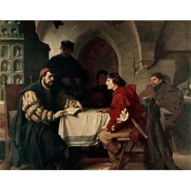 Luther As Junker Jorg in the Jena Inn with Students by Freidrich Paul ...