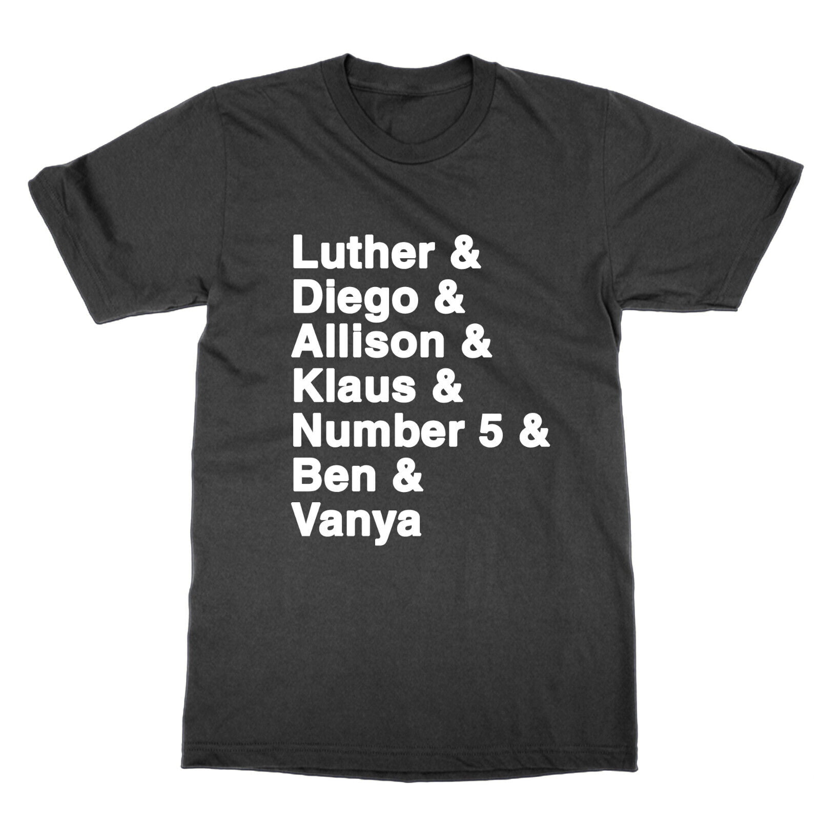Luther and Diego Allison Klaus Number 5 Ben Umbrella t-shirt funny nerd ...