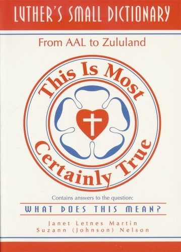 Pre-Owned Luthers Small Dictionary Paperback Janet Letnes Martin, A ...