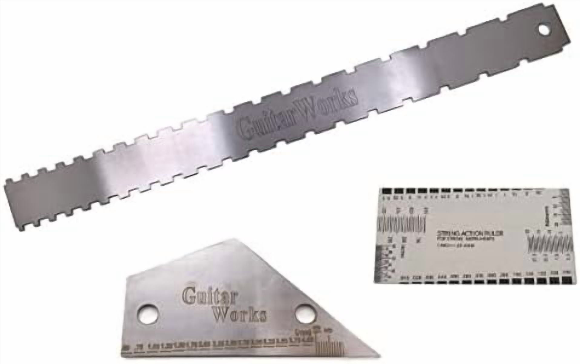 Luthiers Tool Kit Guitar Neck Notched Straight Edge String Action Gauge ...