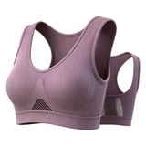Lutiedan Sports Bras for Women Wireless High Support Yoga Workout Bras ...