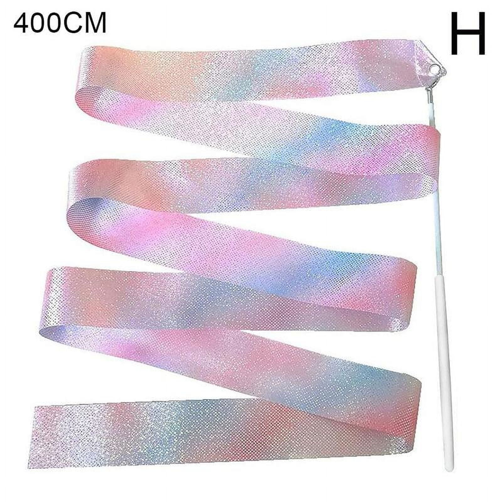 Lutiore 2/4M Flashing Star Gymnastic Ribbons Dance Ribbon Rhythmic ...