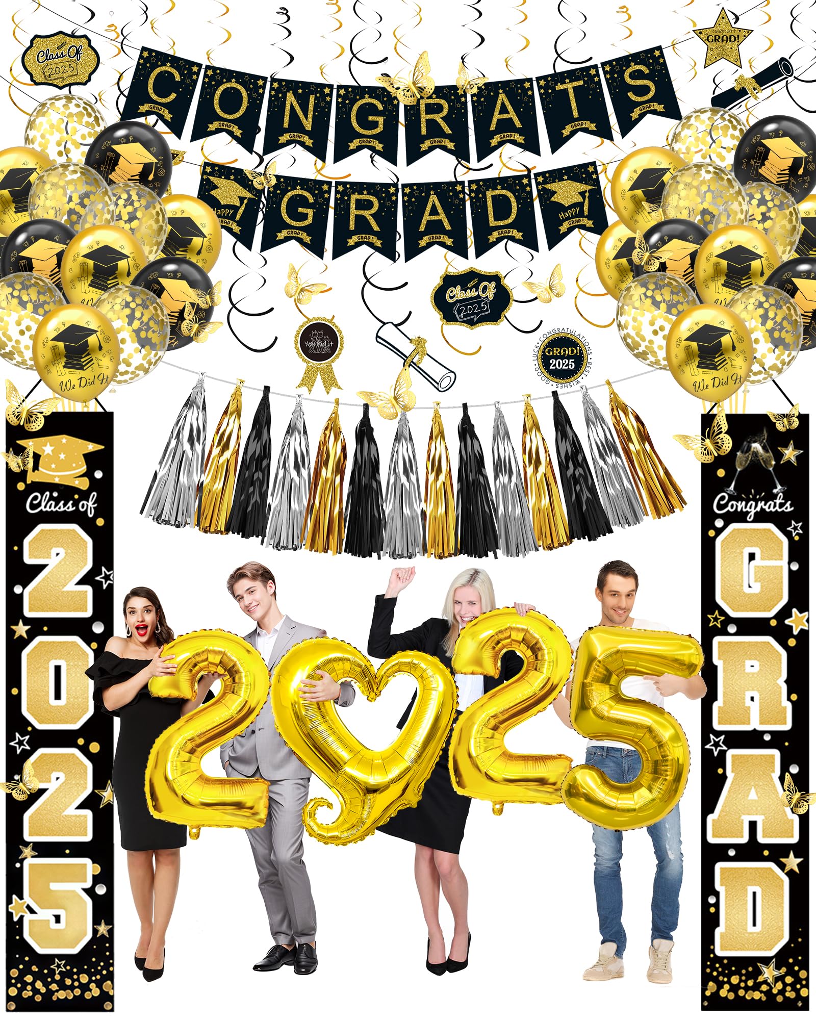 Lutoys 2025 GraduationTRDN Decorations - Class of 2025 Decorations ...
