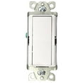 Lutron Claro Single-Pole 15A Wall Electrical Light Switch, White ...