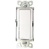Lutron Claro Single-Pole 15A Wall Electrical Light Switch, White ...