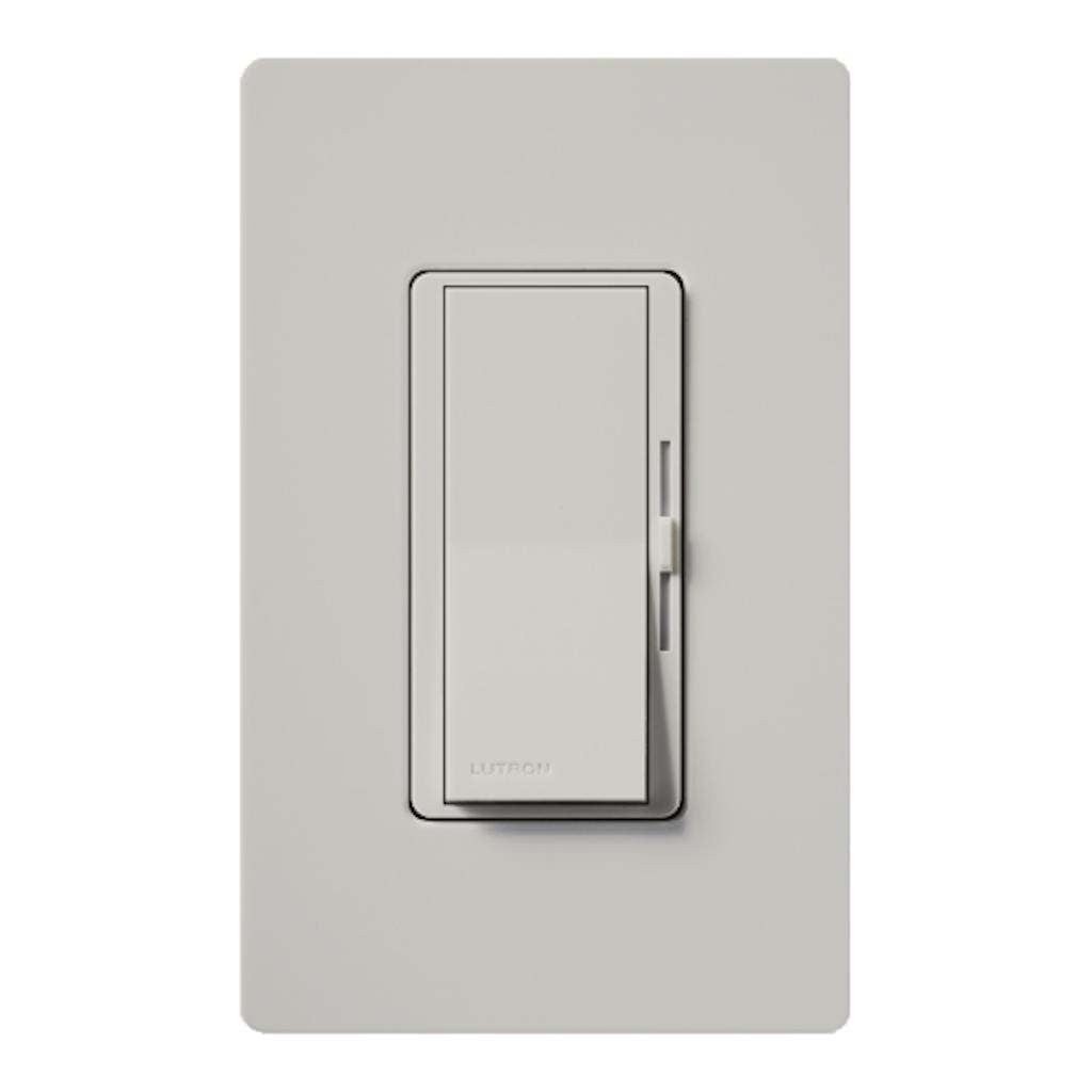 Lutron Dvelv-300P Diva 300 Watt 120 Volt Single Pole Electronic Low Voltage Preset Dimmer ...