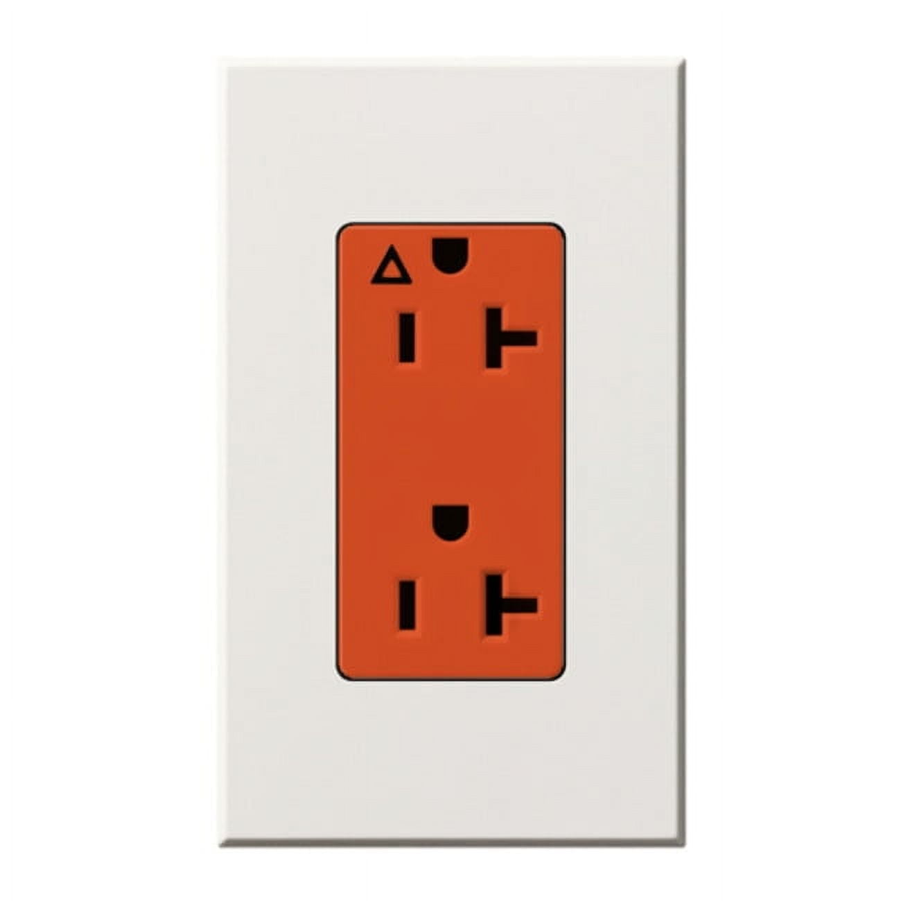 Lutron 34711 - NTR-20-IG-OR-WH 20A NOVA T ISOLATED GROUND RECEPTACCLE ...
